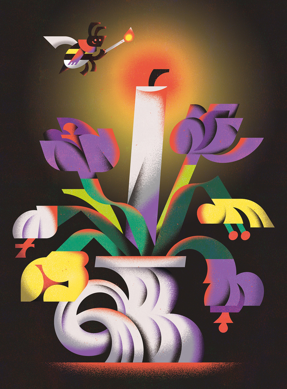 90 Candles for Quentin Blake — An Chen illustration