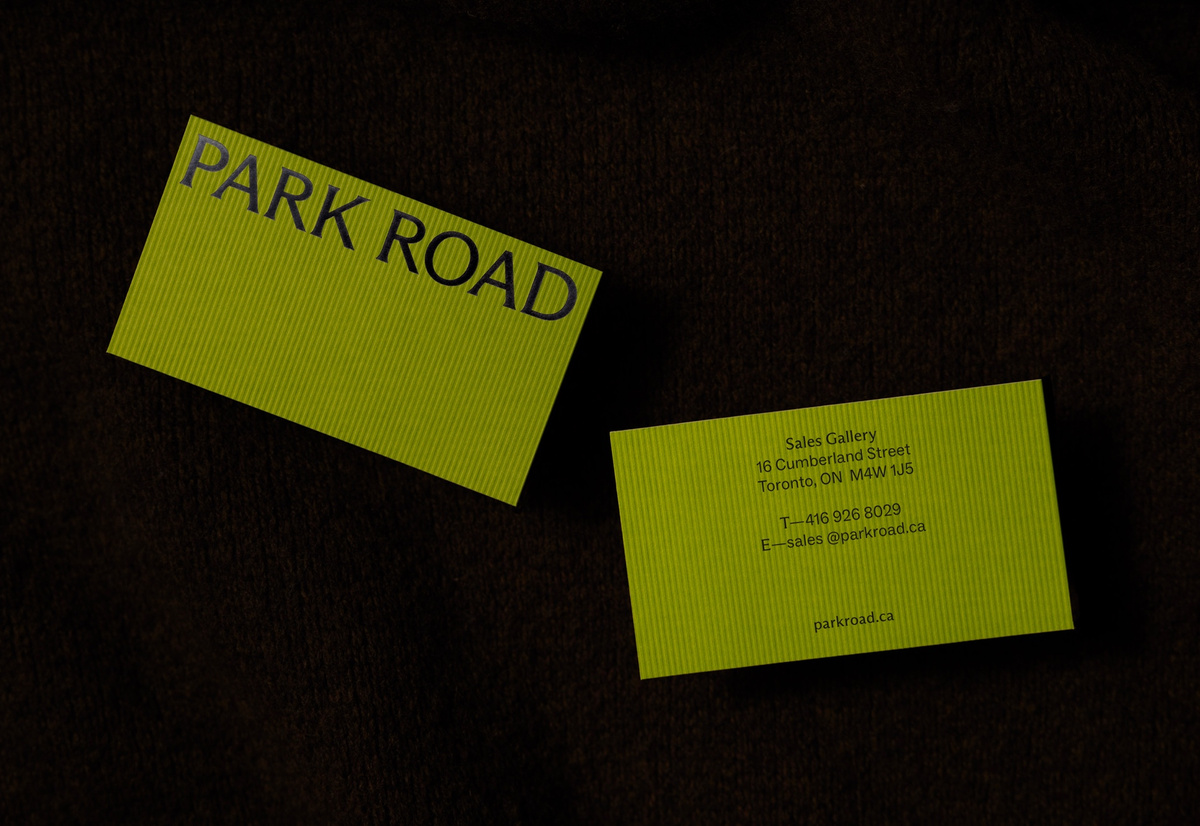 Contemporary Brand Identity for Park Road by Vanderbrand — The Design ...