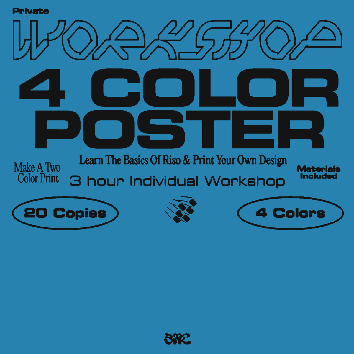 4-Color Poster — Secret Riso Club