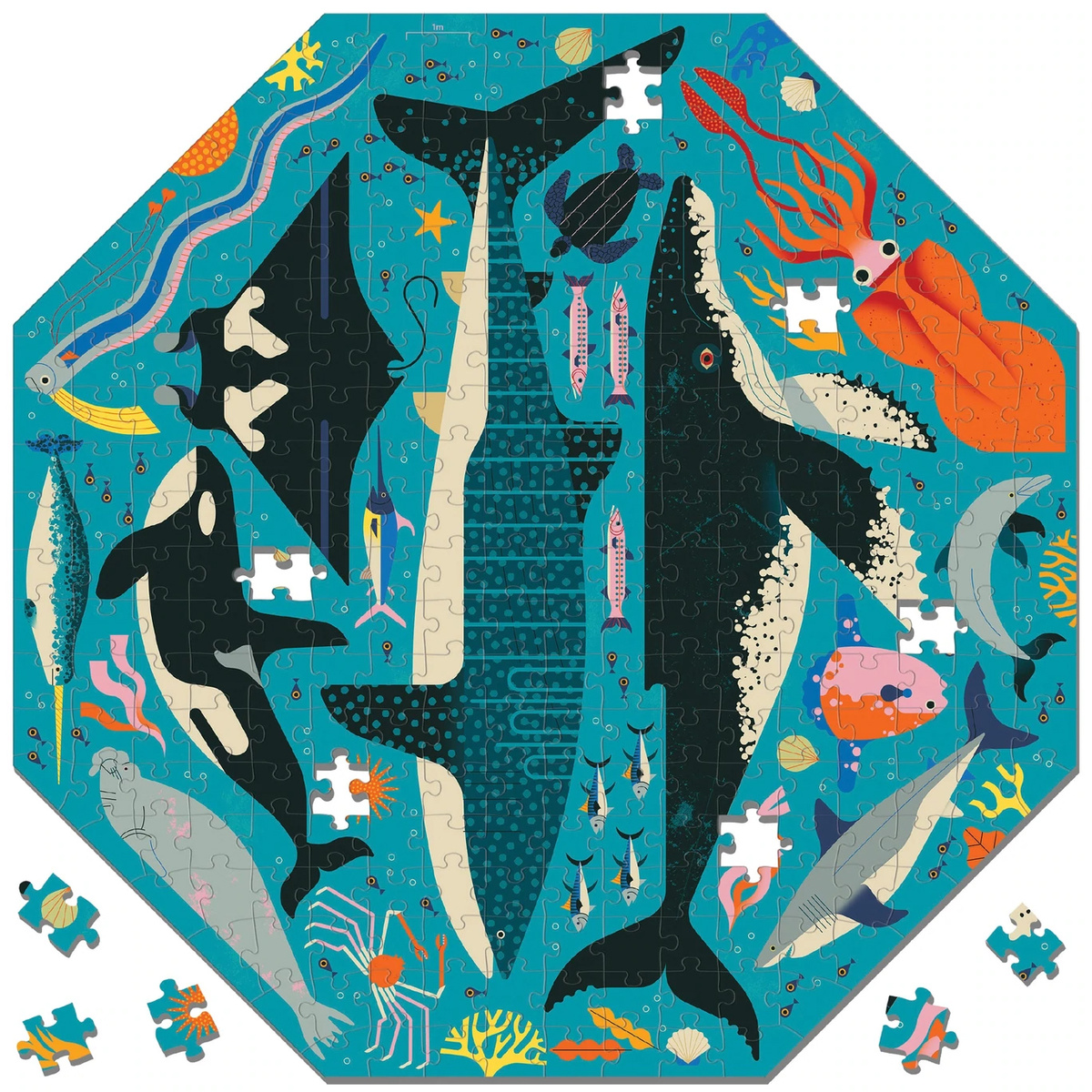 Octagonal Puzzles — Owen Davey Illustration