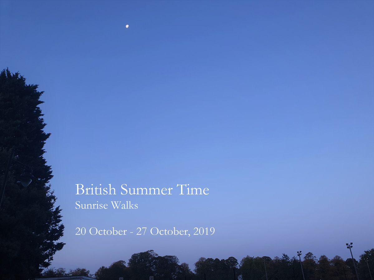 British Summer Time - Sunrise Walks — Blake Morris