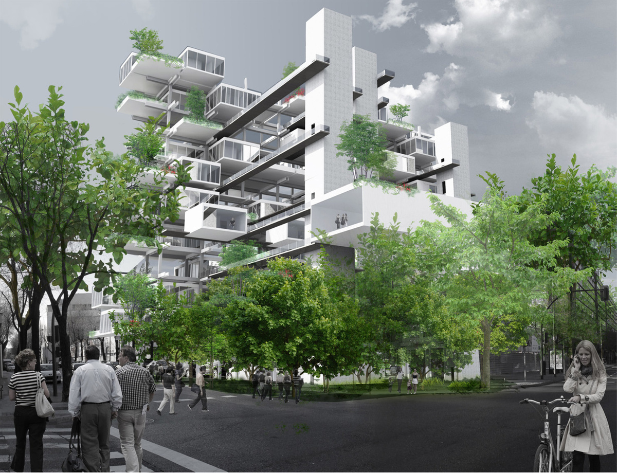 “Coworking Building” Madrid, Espane. Architectural Competition — irix