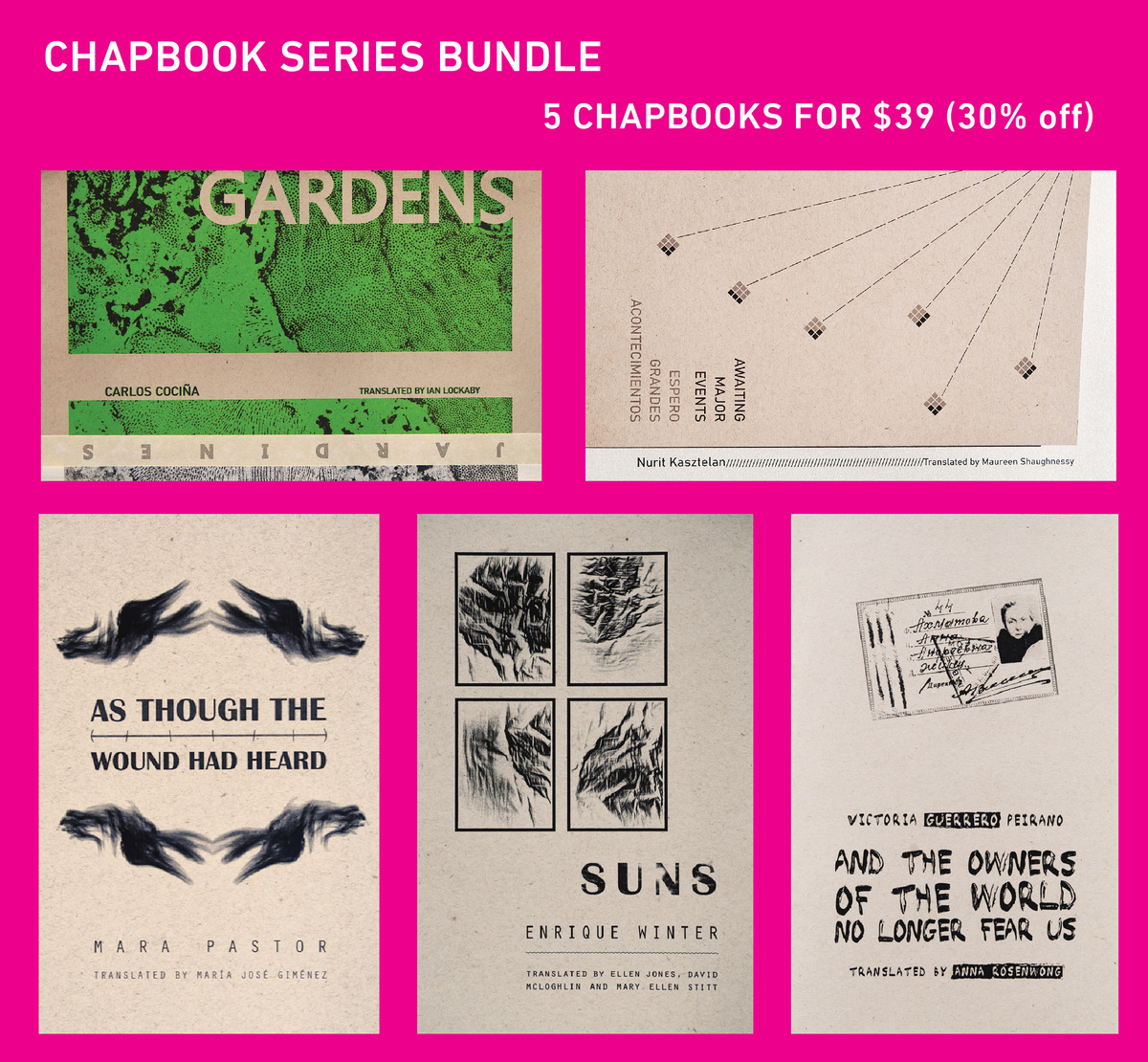 Chapbook Series Bundle — cardboardhousepress.org