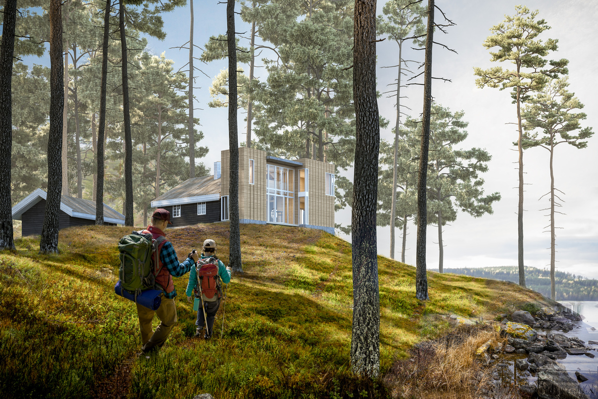 Hytte på Skasen, Finnskogen — topos