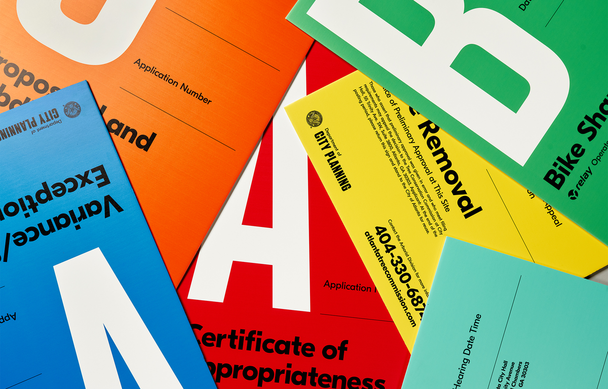 Atlanta Public Notice Signs — Brian Paul Nelson, LLC