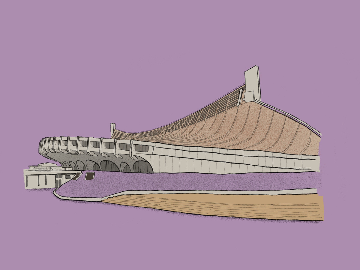 Yoyogi National Gymnasium — Pixelated Concrete