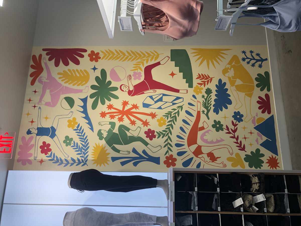 Lululemon Mural — quinn bowman
