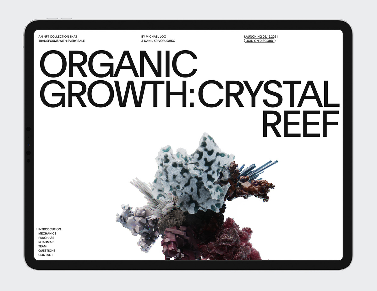 2021 Organic Growth: Crystal Reef — Anton Repponen
