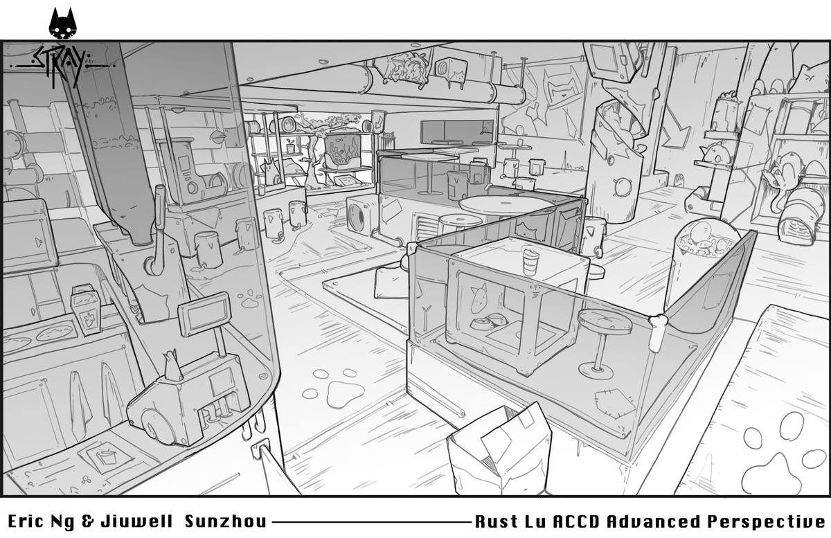 "Stray" - Themepark Design — Rusty Robot