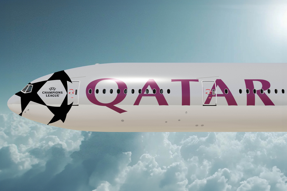 Qatar Plane Livery — Karl Demner Design