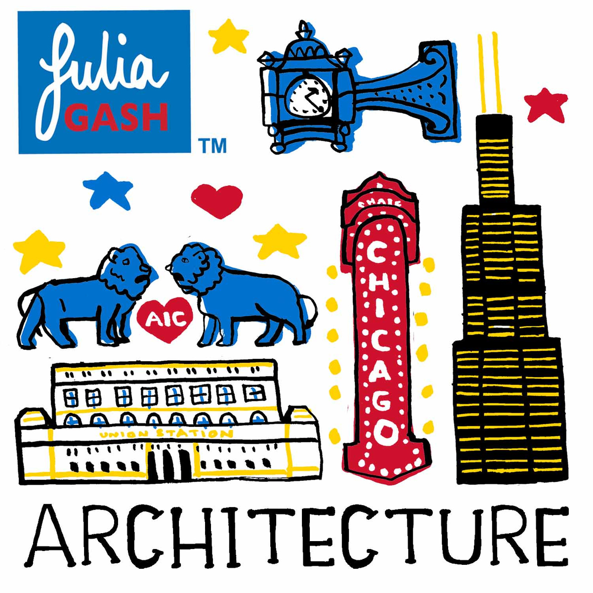 Julia Gash specializes in ARCHITECTURE — Illustrators For Hire