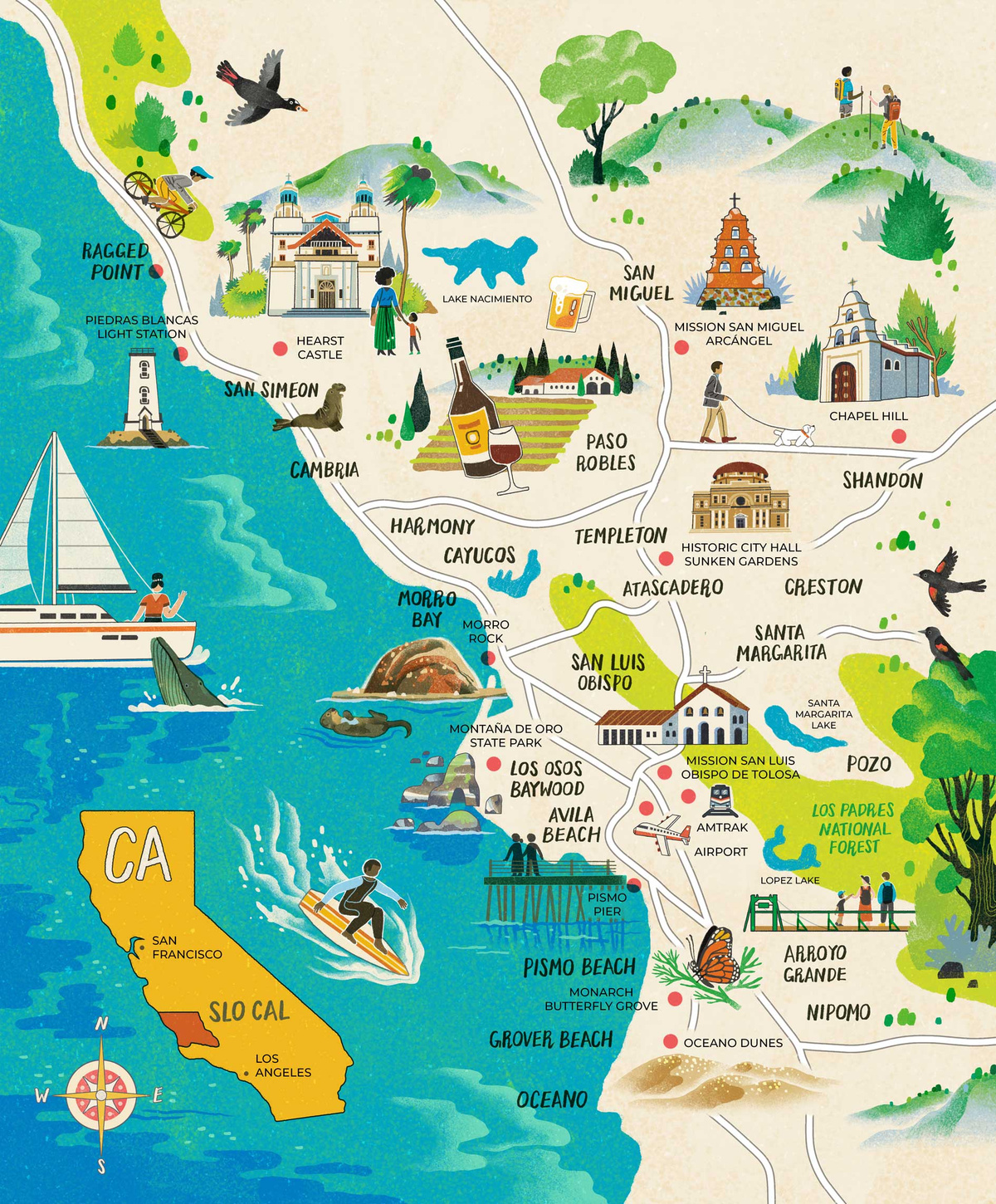 Map of SLO CAL — Wenjia Tang