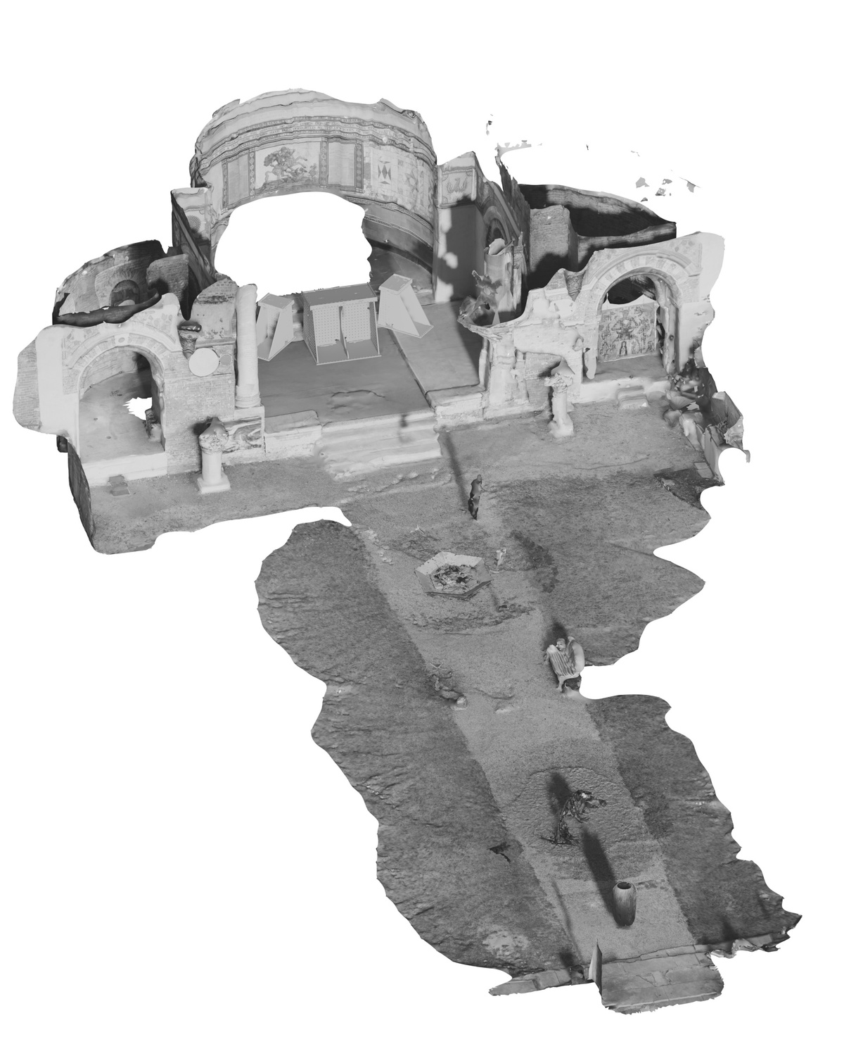 Magnefire exhibition map Primary Dark mode — Platos Rave