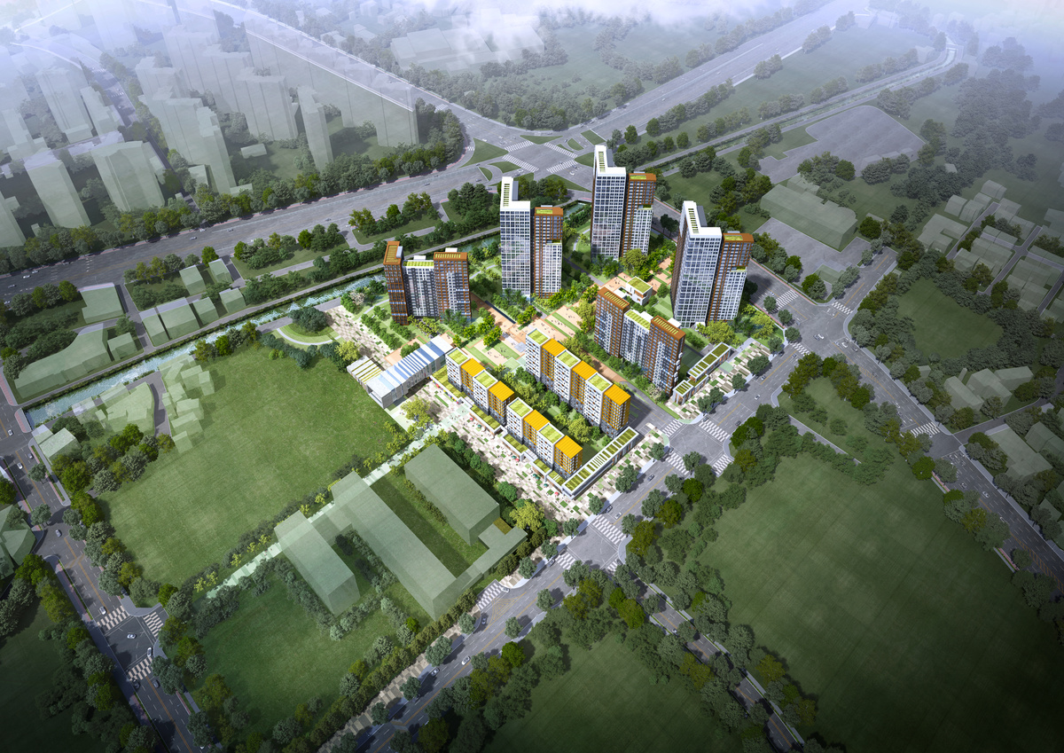 광주 선운(2) A-1BL 공동주택 현상설계 [BIM] — DOALL ARCHITECTS