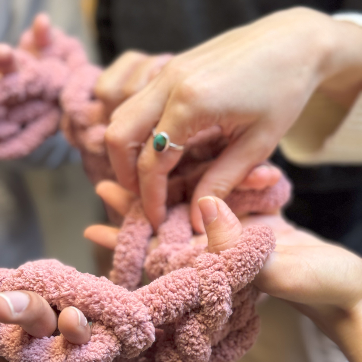 Finger Knitting — ilkyaz sarimehmetoglu