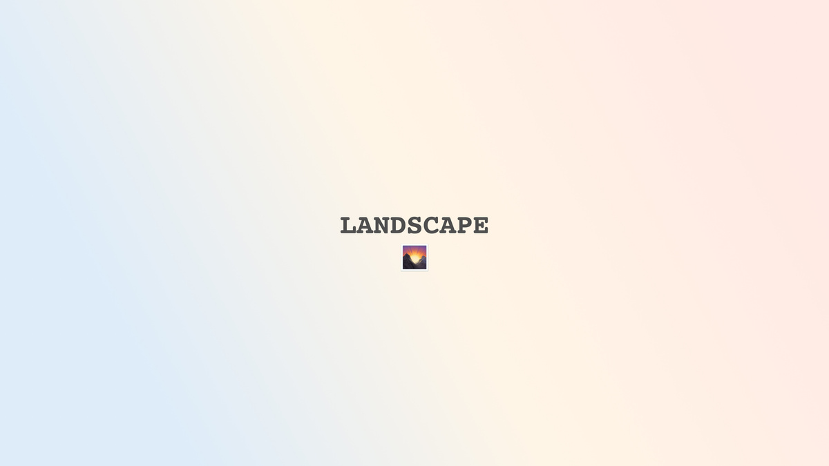 Landscape Home — Michelle Yang