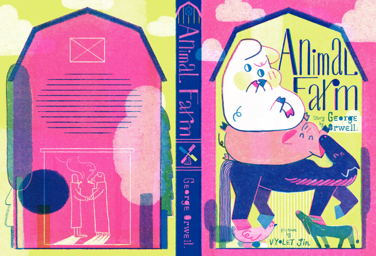 Animal Farm - Bookcover Design — Vyolet Jin
