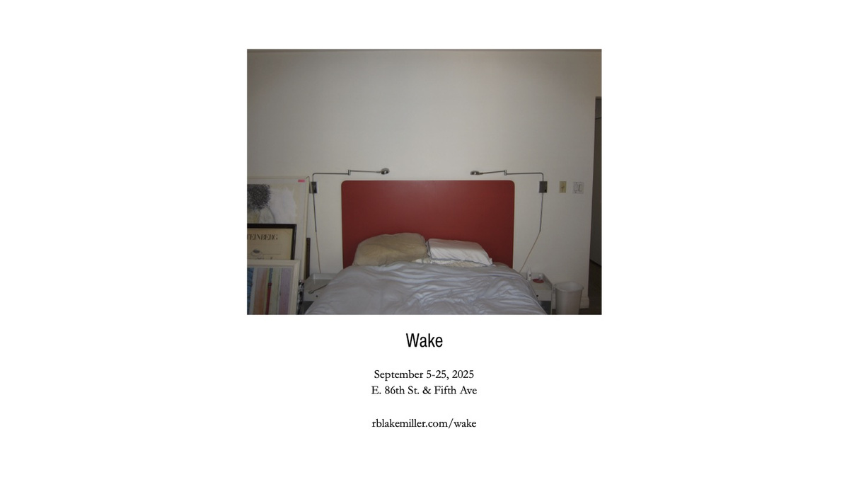 Wake — R Blake Miller