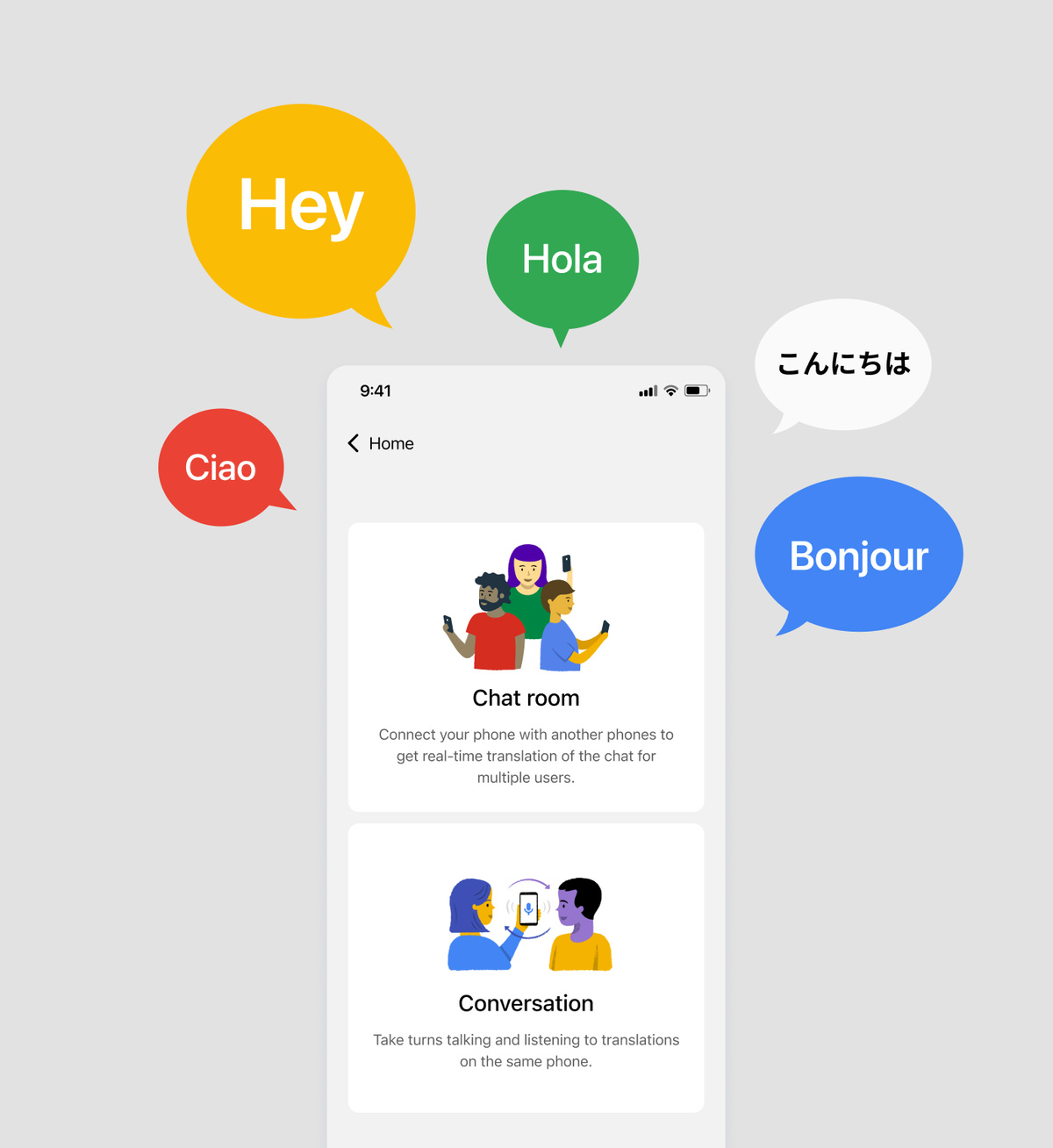 Google Translate Multi-Device Chat — chofichang.com