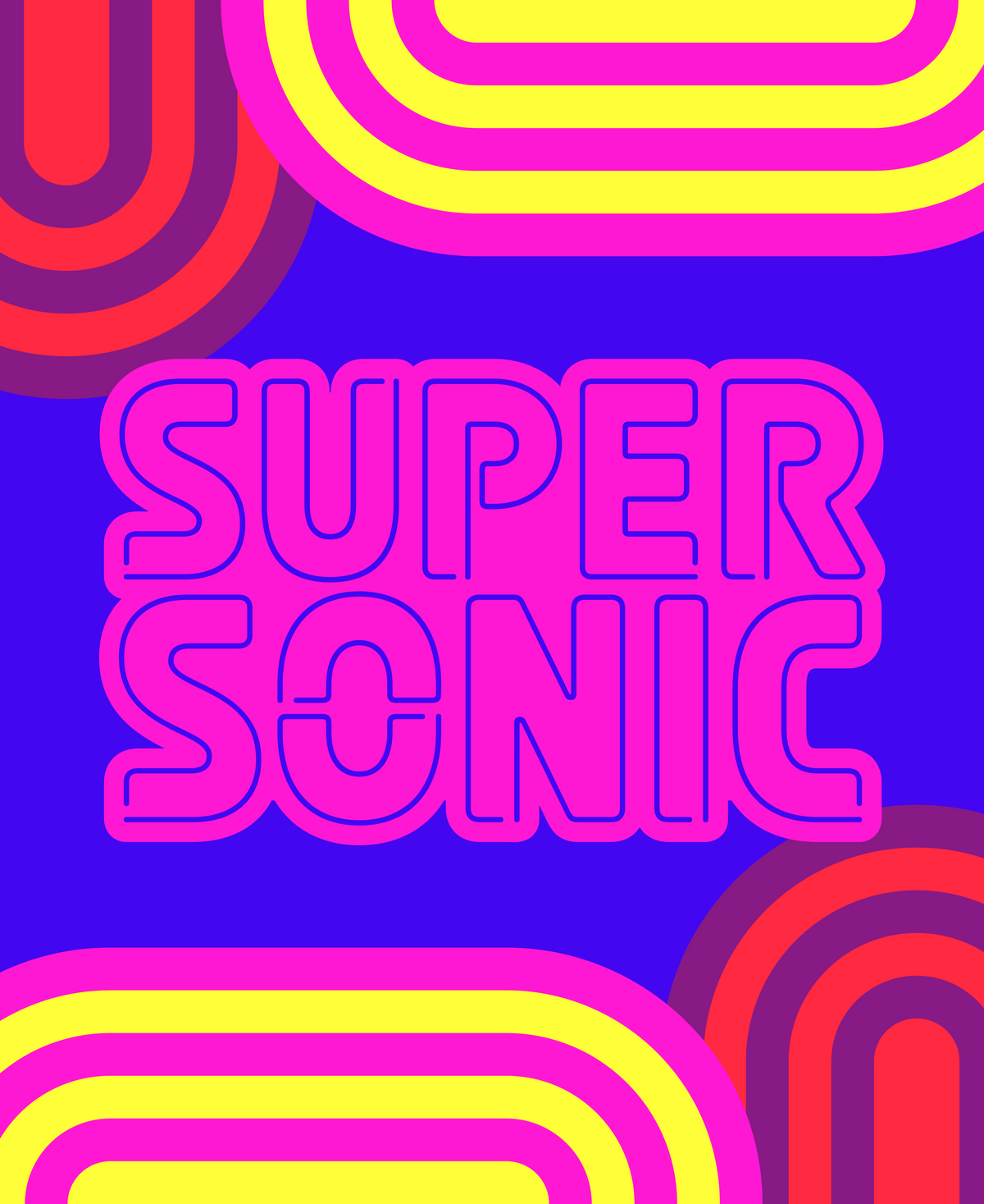 Supersonic Event Branding — Hailey Riemenschneider Portfolio