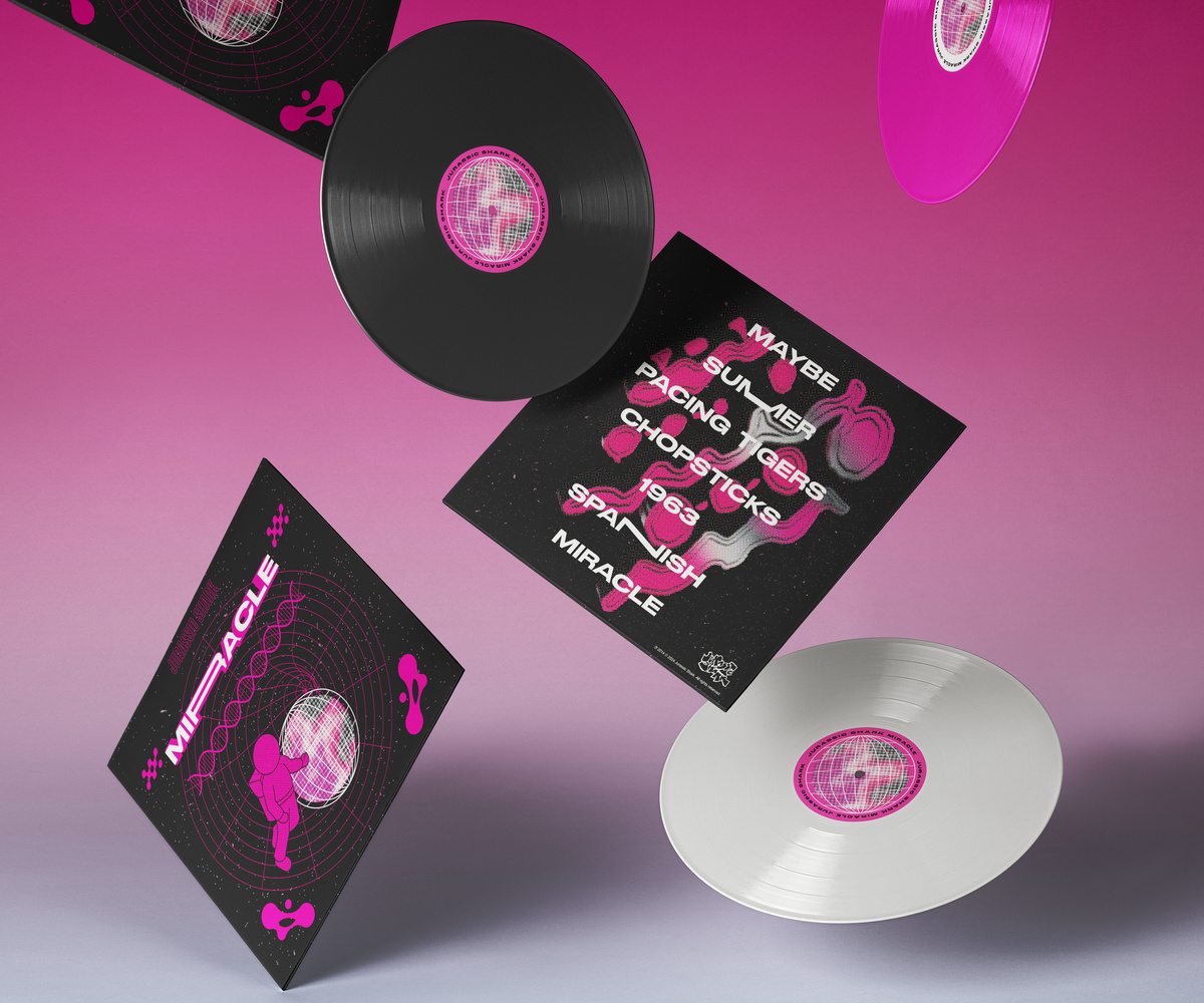 Album Cover Redesign Miracle by Jurassic Shark — Enrique Duarte Urrutia