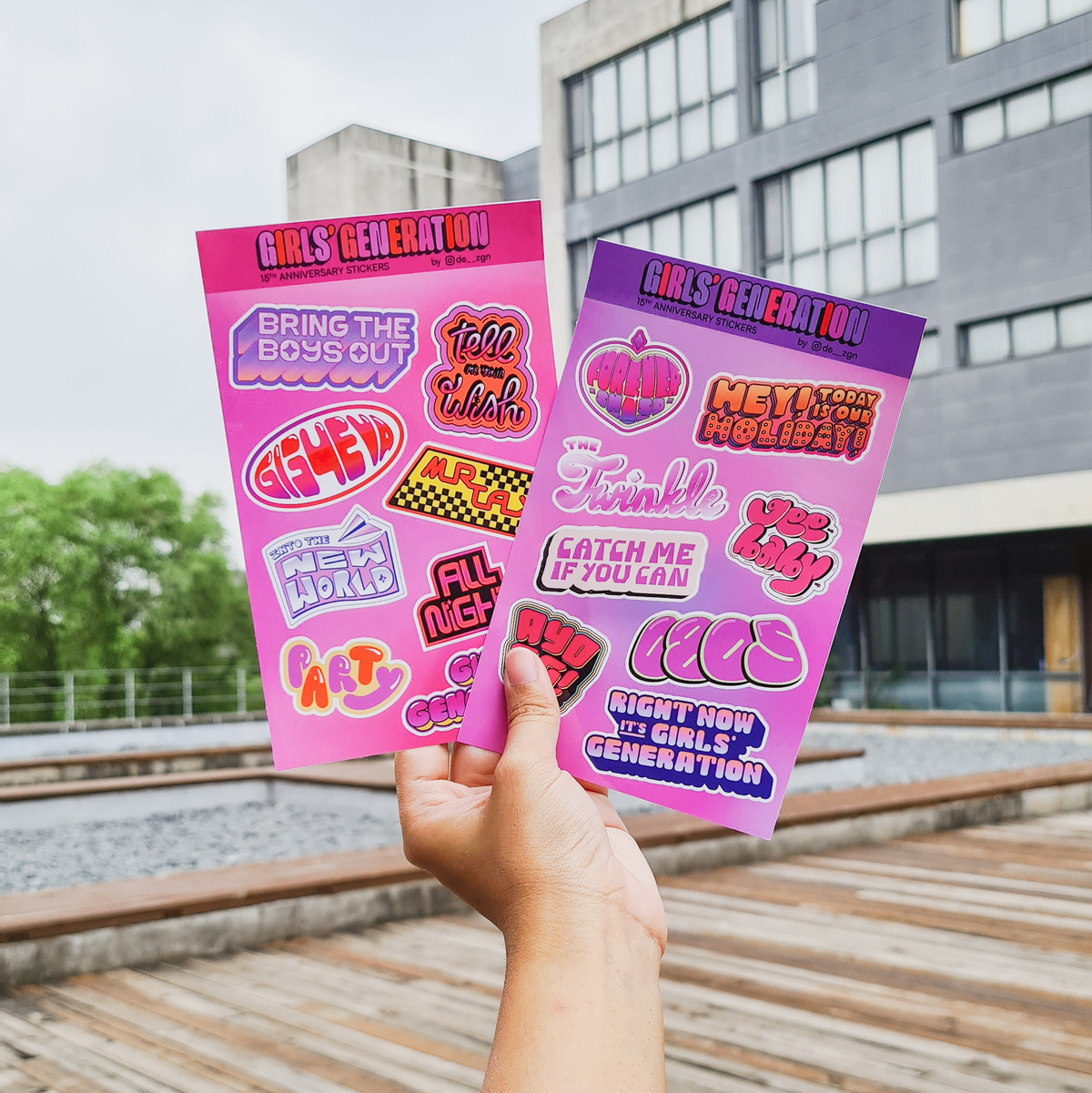 Girls' Generation 15th Anniversary Stickers — Dyan Villegas