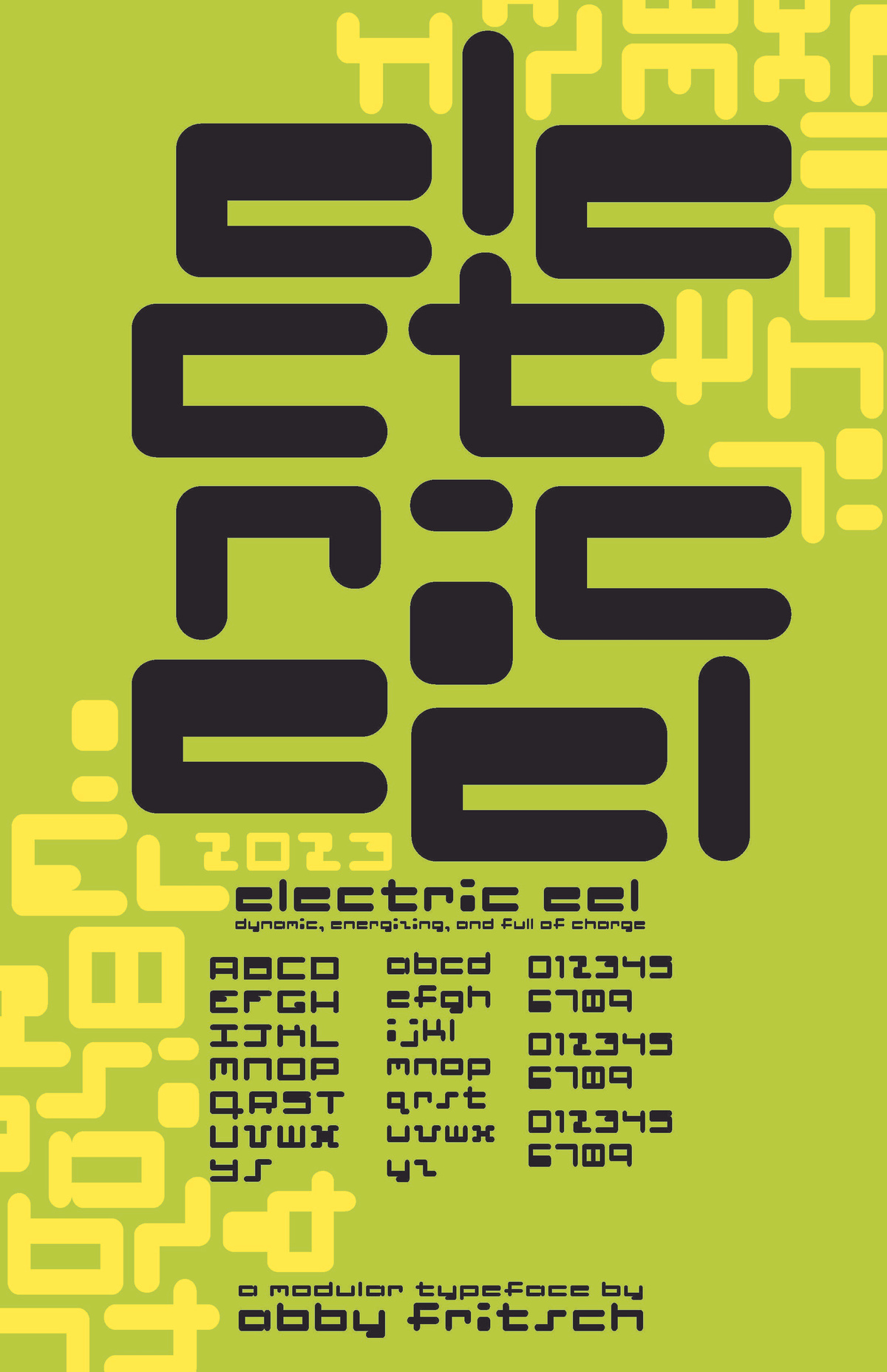 Modular Font — abby fritsch