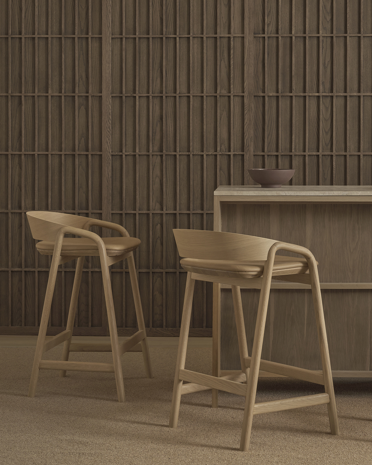 Inlay counter chair — Tolv