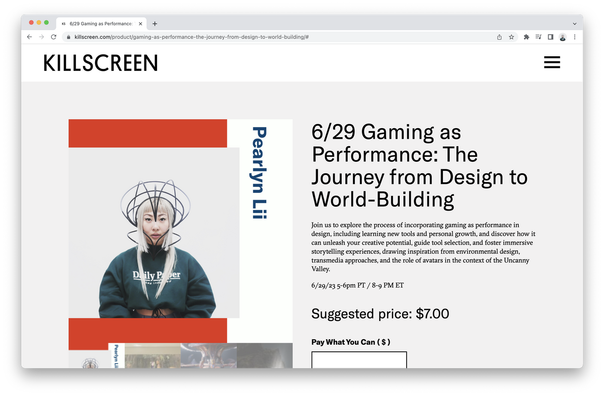 News — Pearlyn Lii