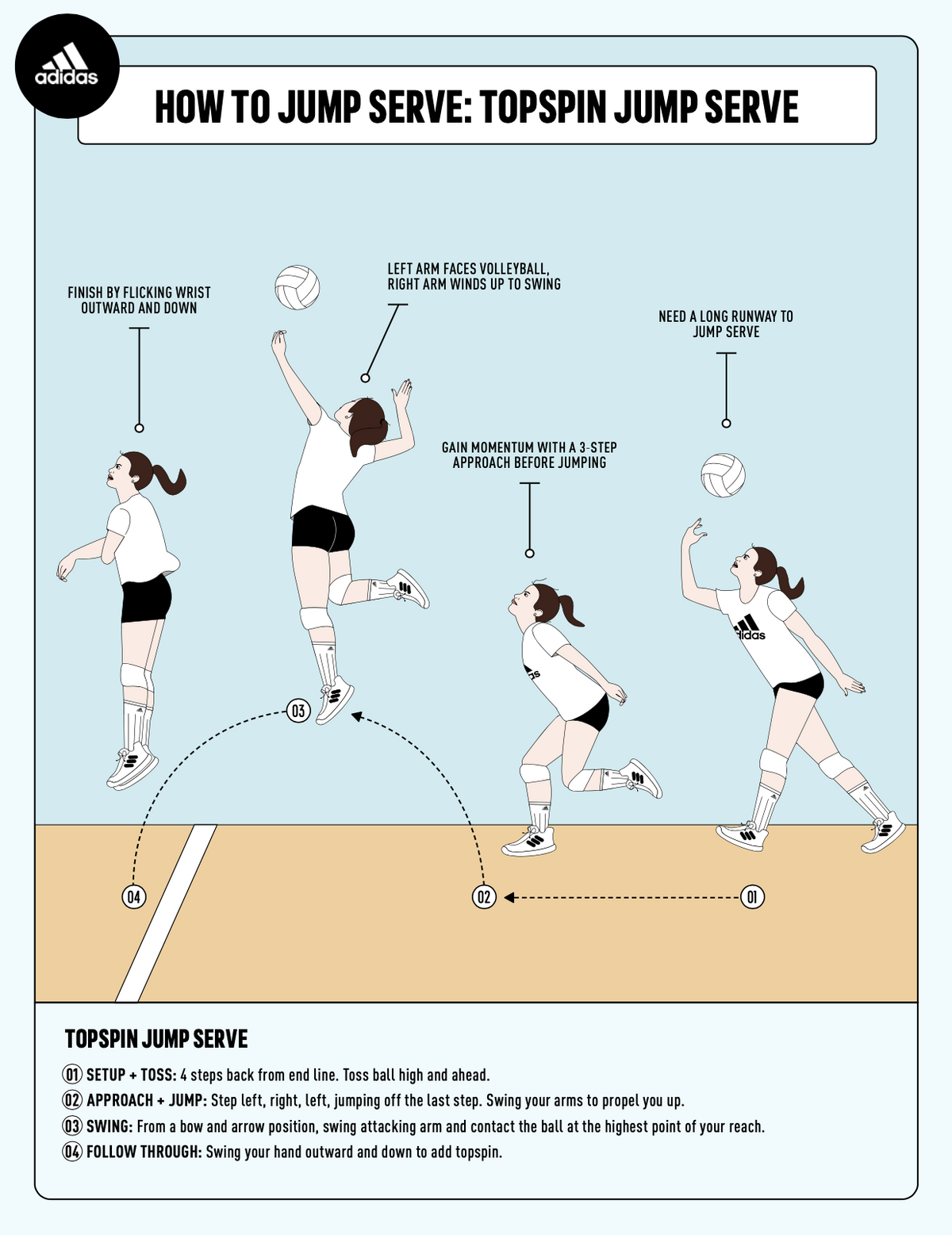 Various adidas Infographics — Ashley Sohn Design
