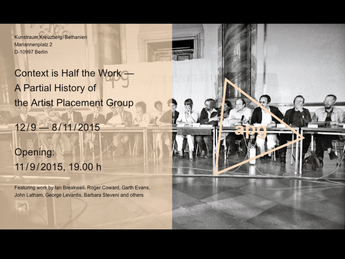 Work: O+I: Organisation + Imagination — Barbara Steveni