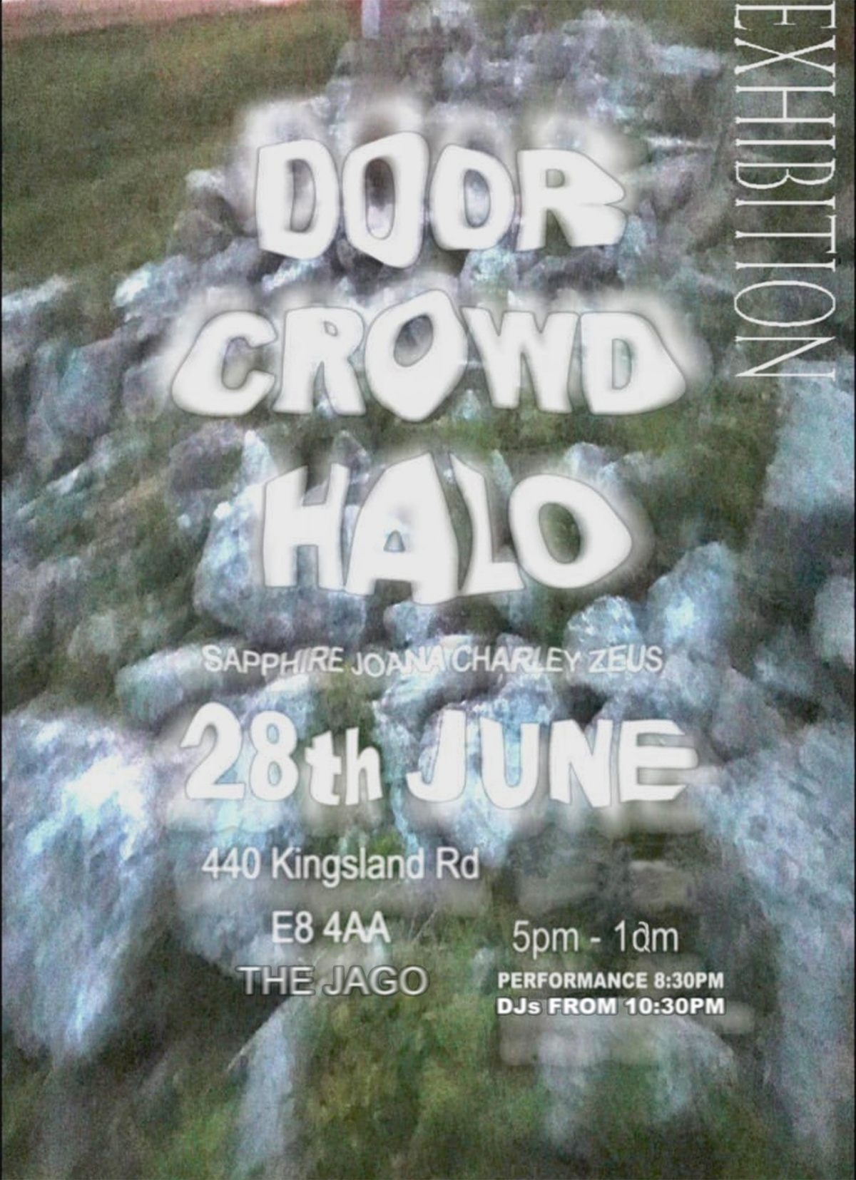 DOOR CROWD HALO — Sapphire Prust