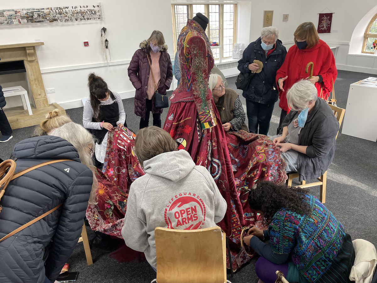 ACE Arts Embroidery Event — The Red Dress