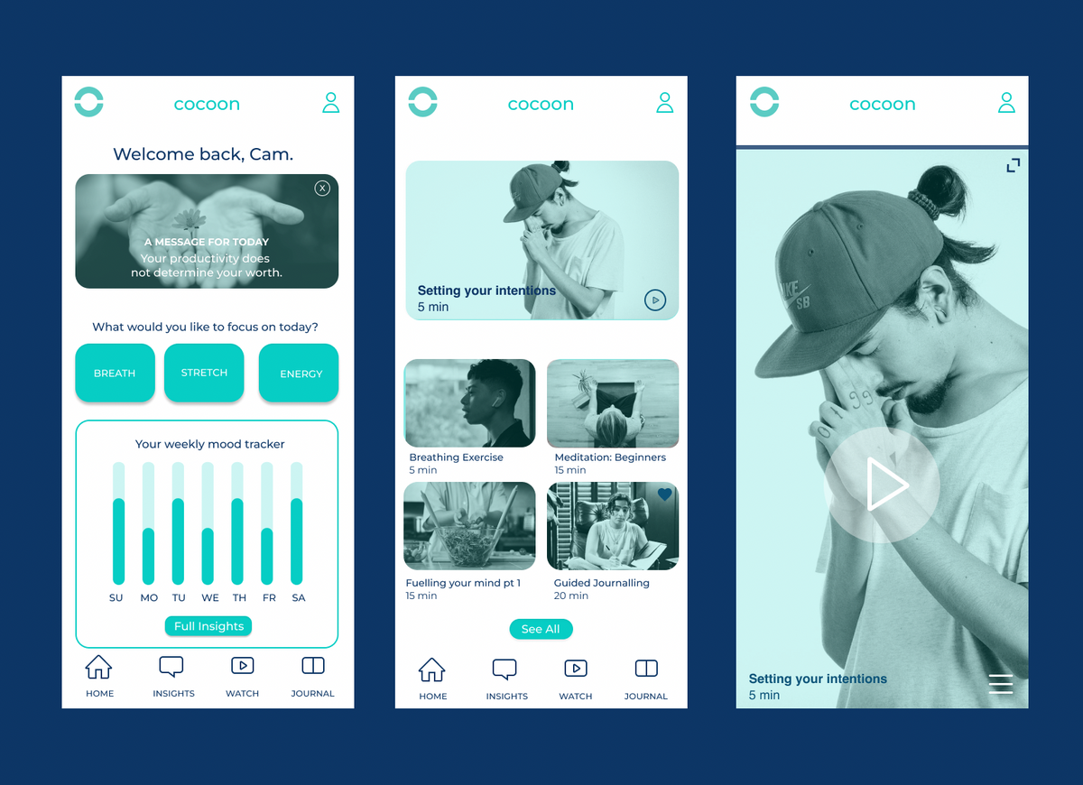 App Designs — Katie Cameron Design