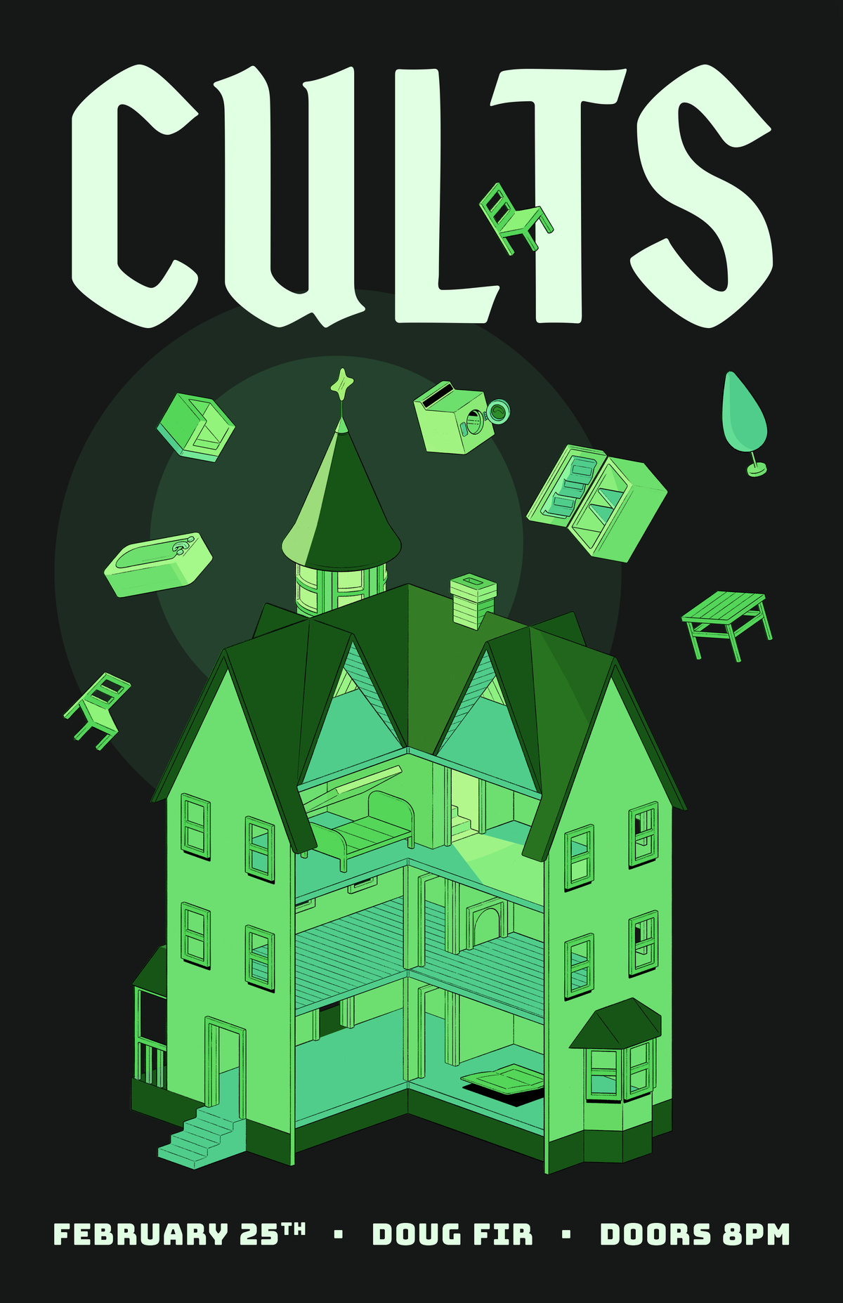 CULTS 2022 Poster — Violet Reed │ Illustration
