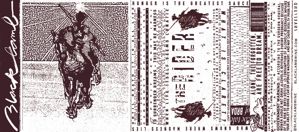 Rider — black lamb wine - importer of wine exotica