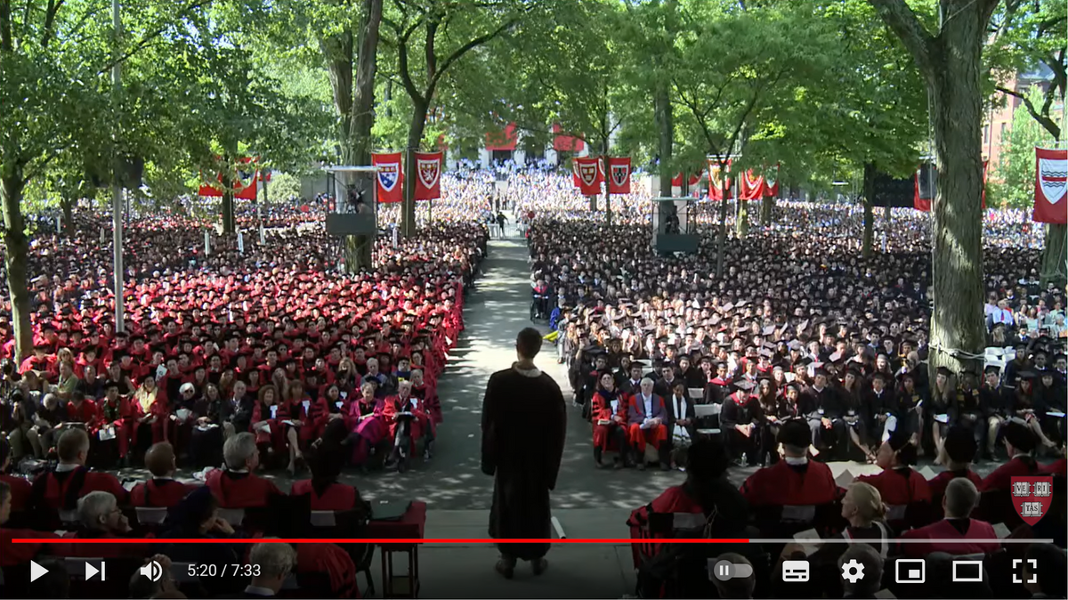 Harvard Speech — Félix de Rosen