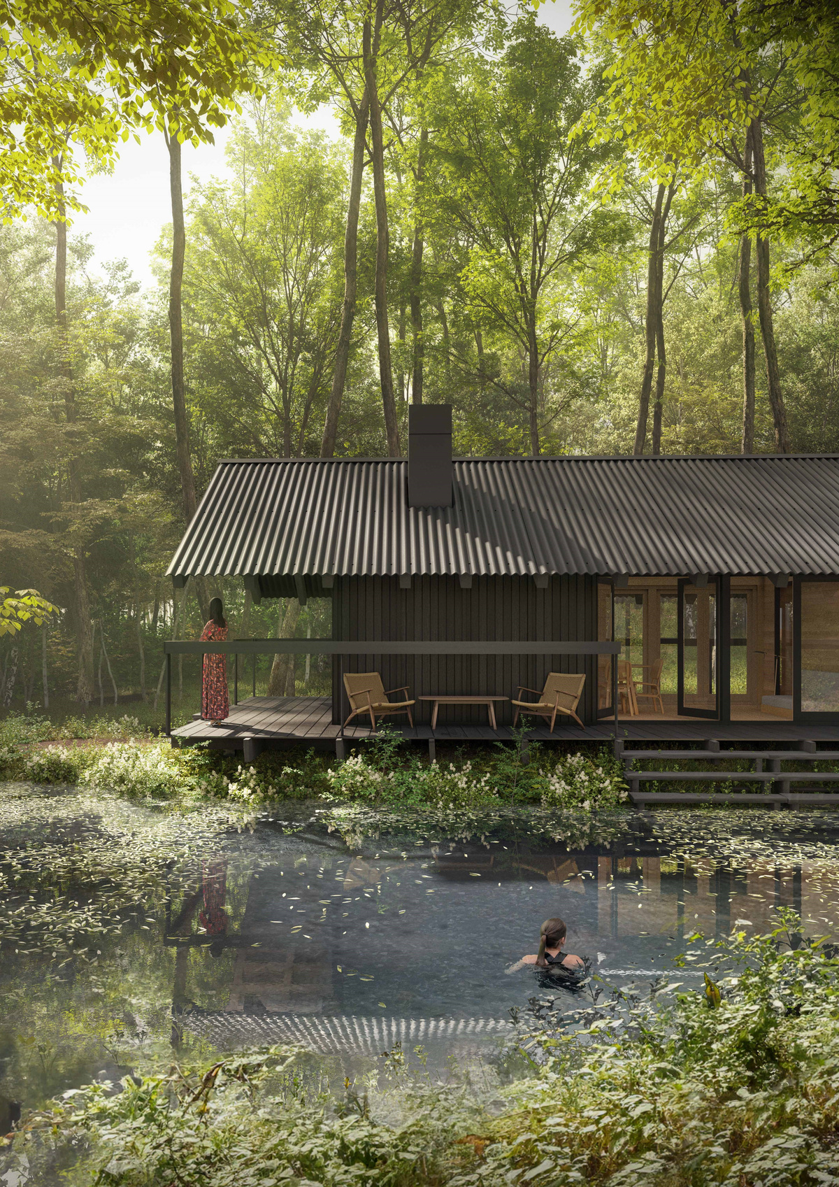 High Weald Cabins. — built works architecture and design
