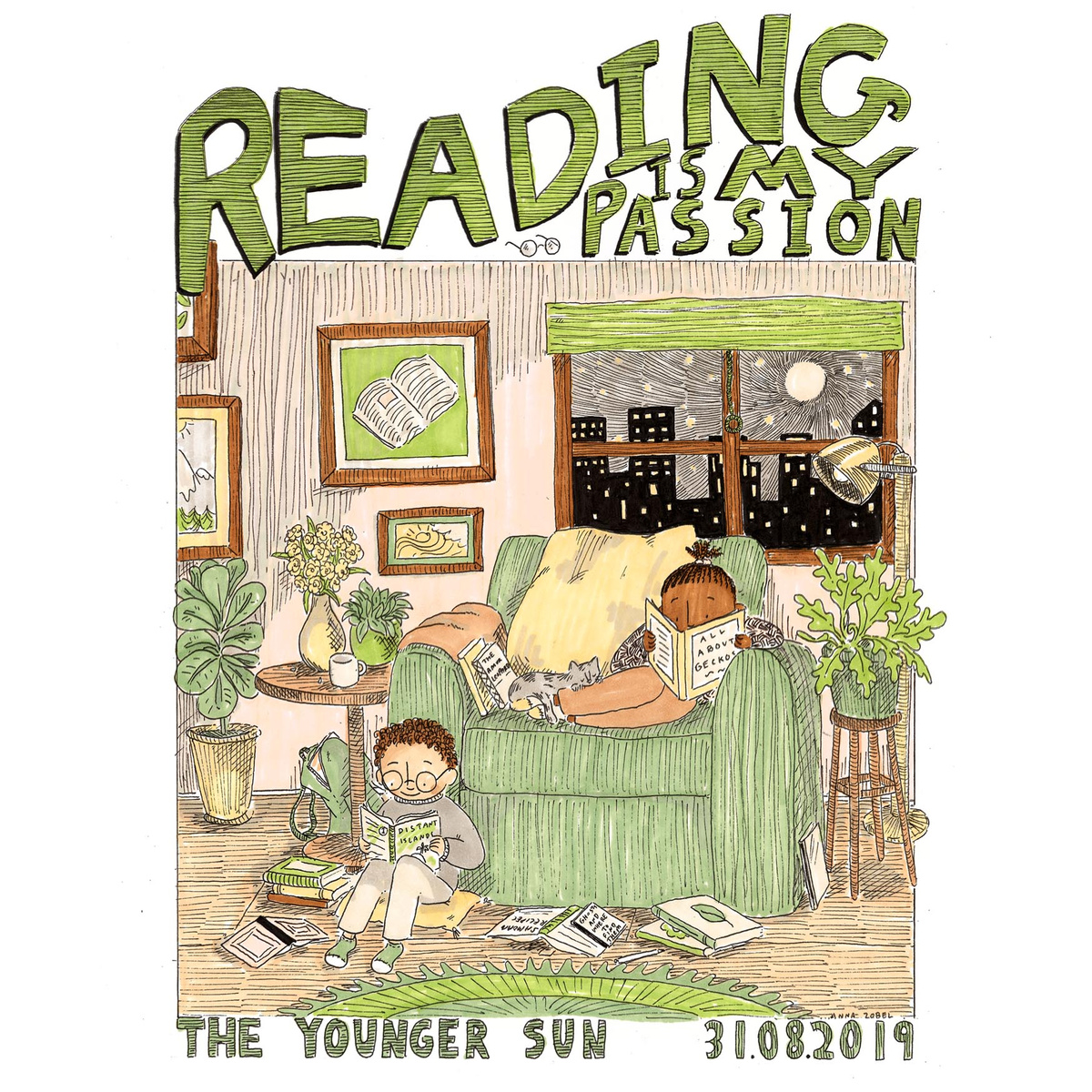 Book Launch Poster — Anna Zobel