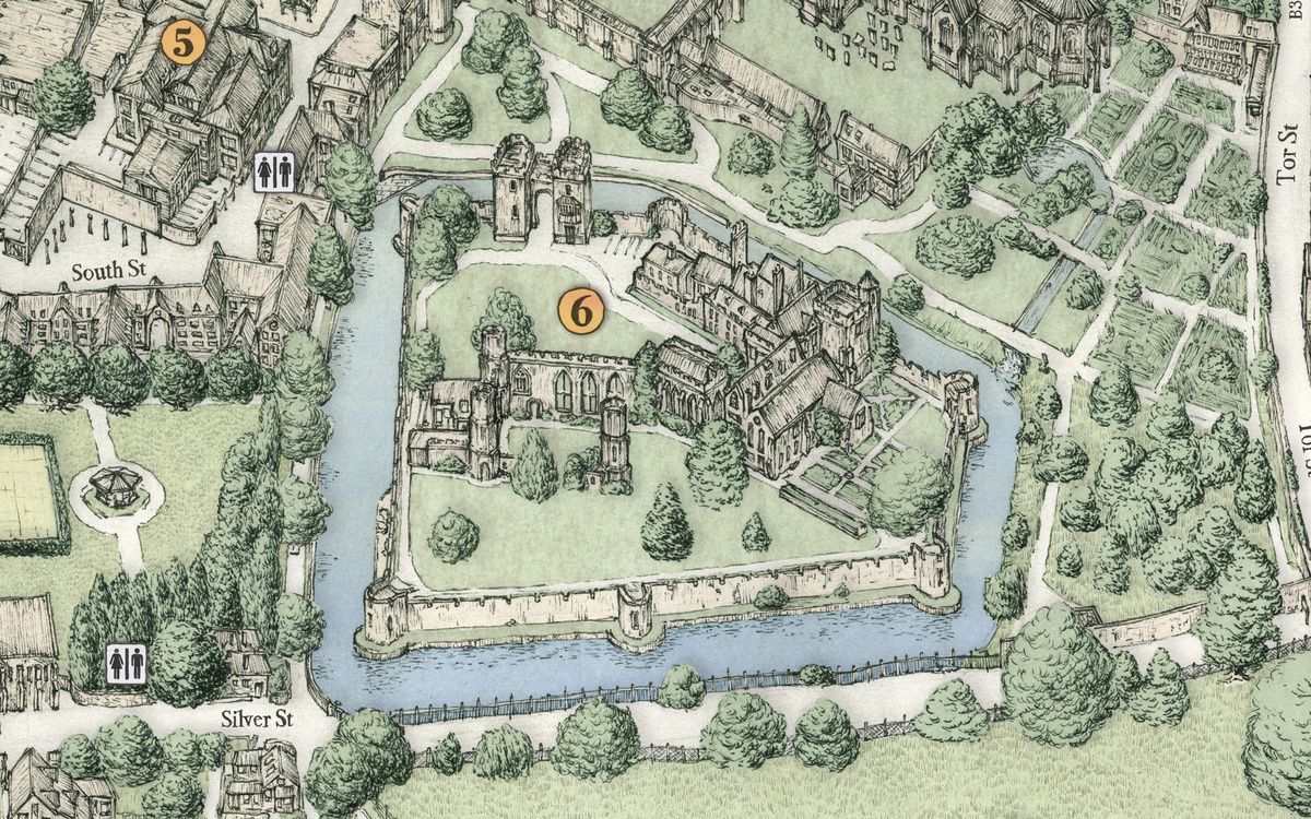 Wells Map — Joe de Pass | Maps & Illustration