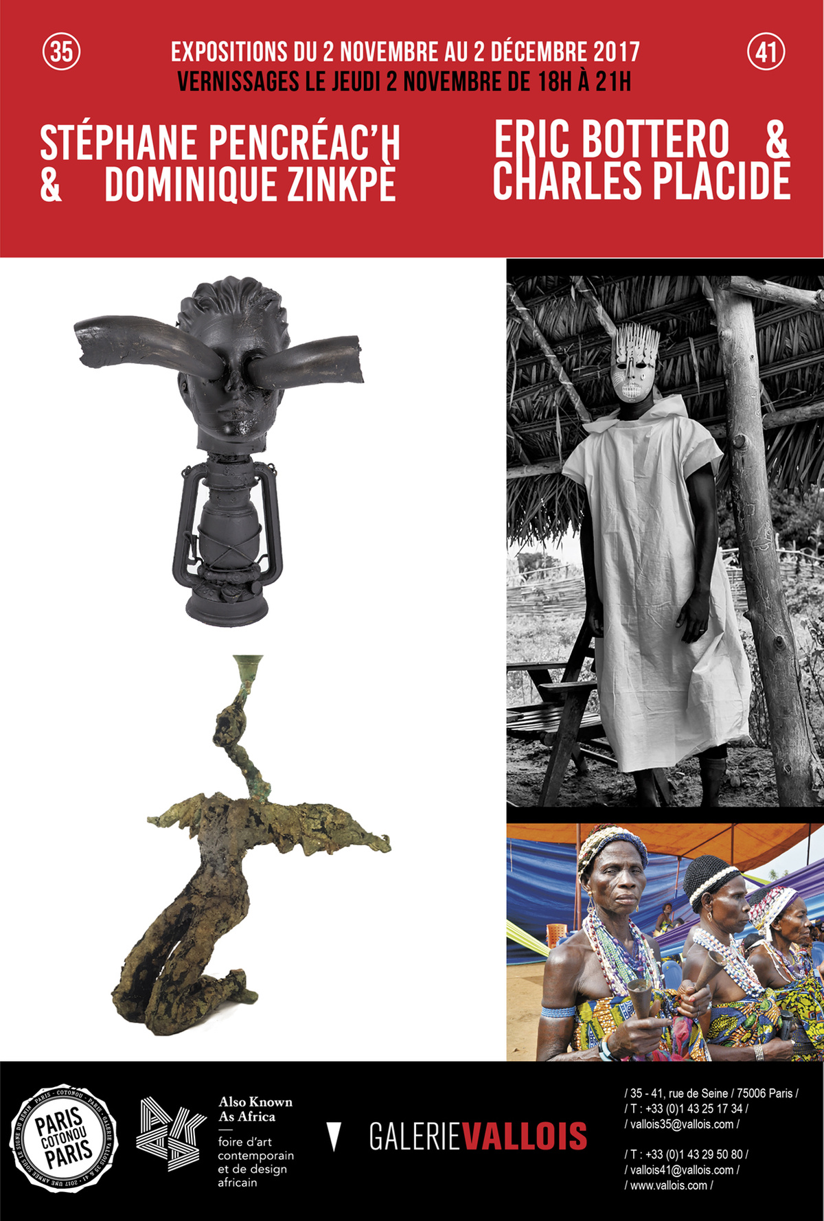 EXPOSITION GALERIE VALLOIS 2017 — Eric Bottero