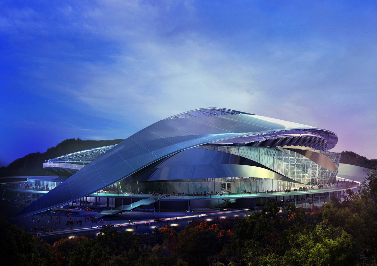 Bayern Munich Stadium 2001 — EISENMAN ARCHITECTS