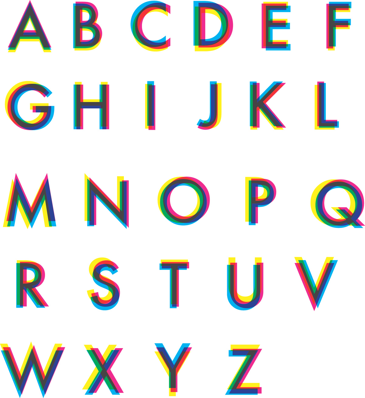 custom typeface — Bethany Rennard