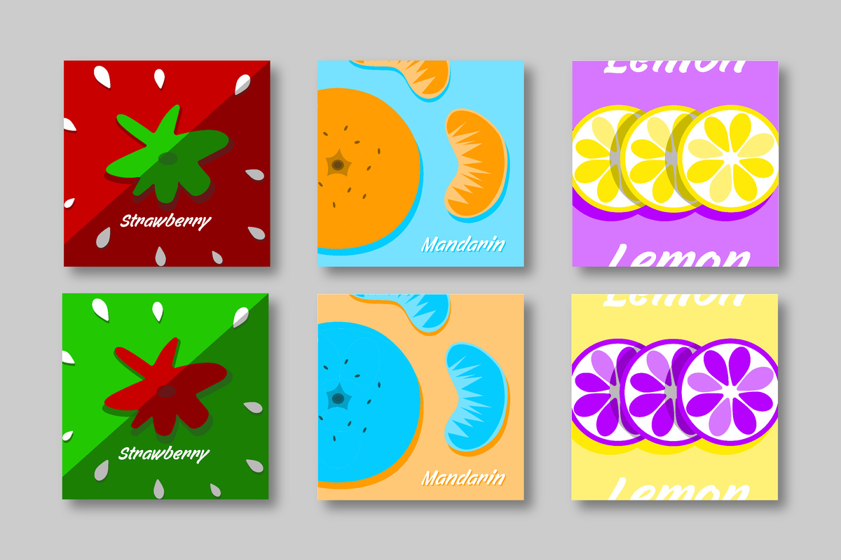 Complementary colors in fruits — ishuizi