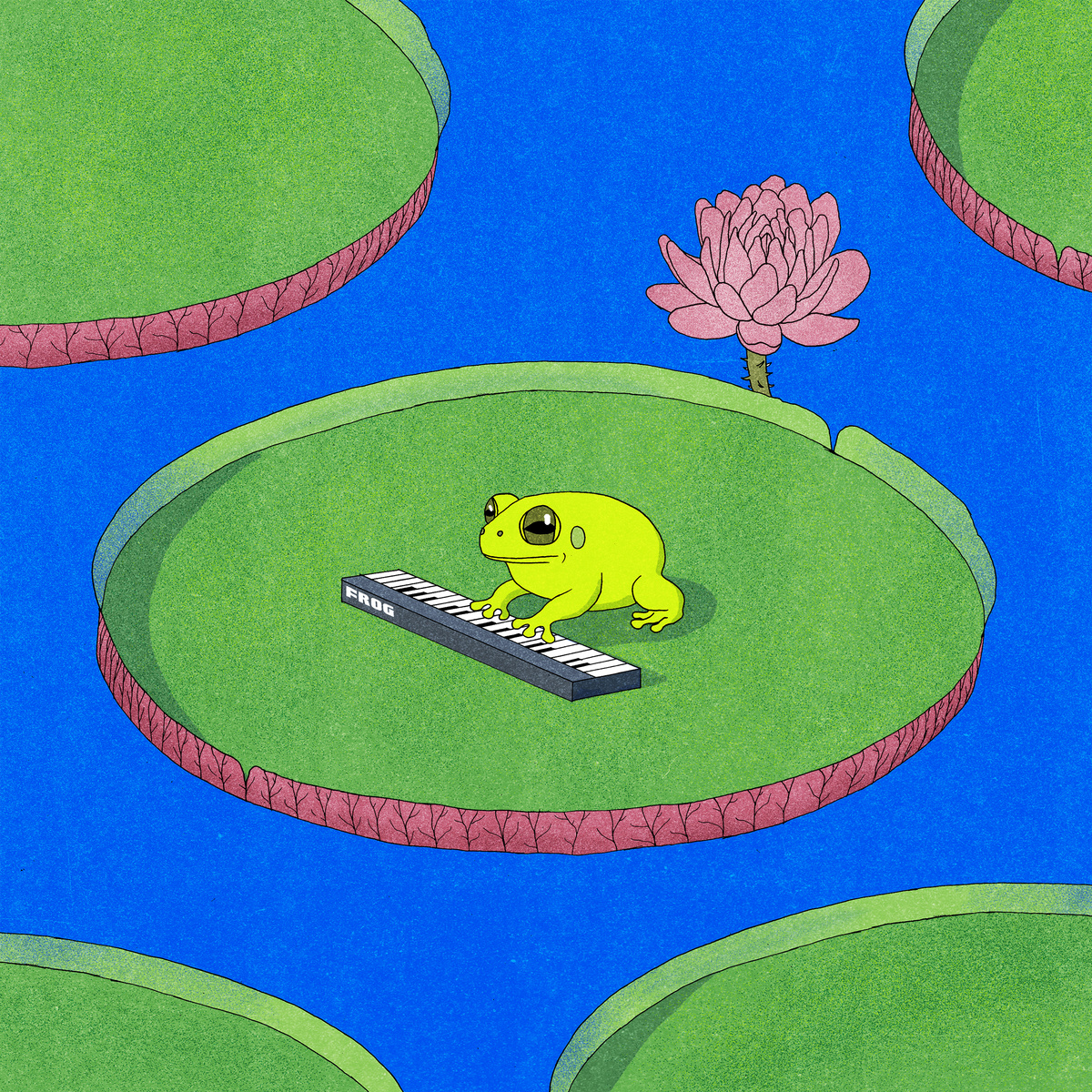 FROG Riso Print — Emma Roulette