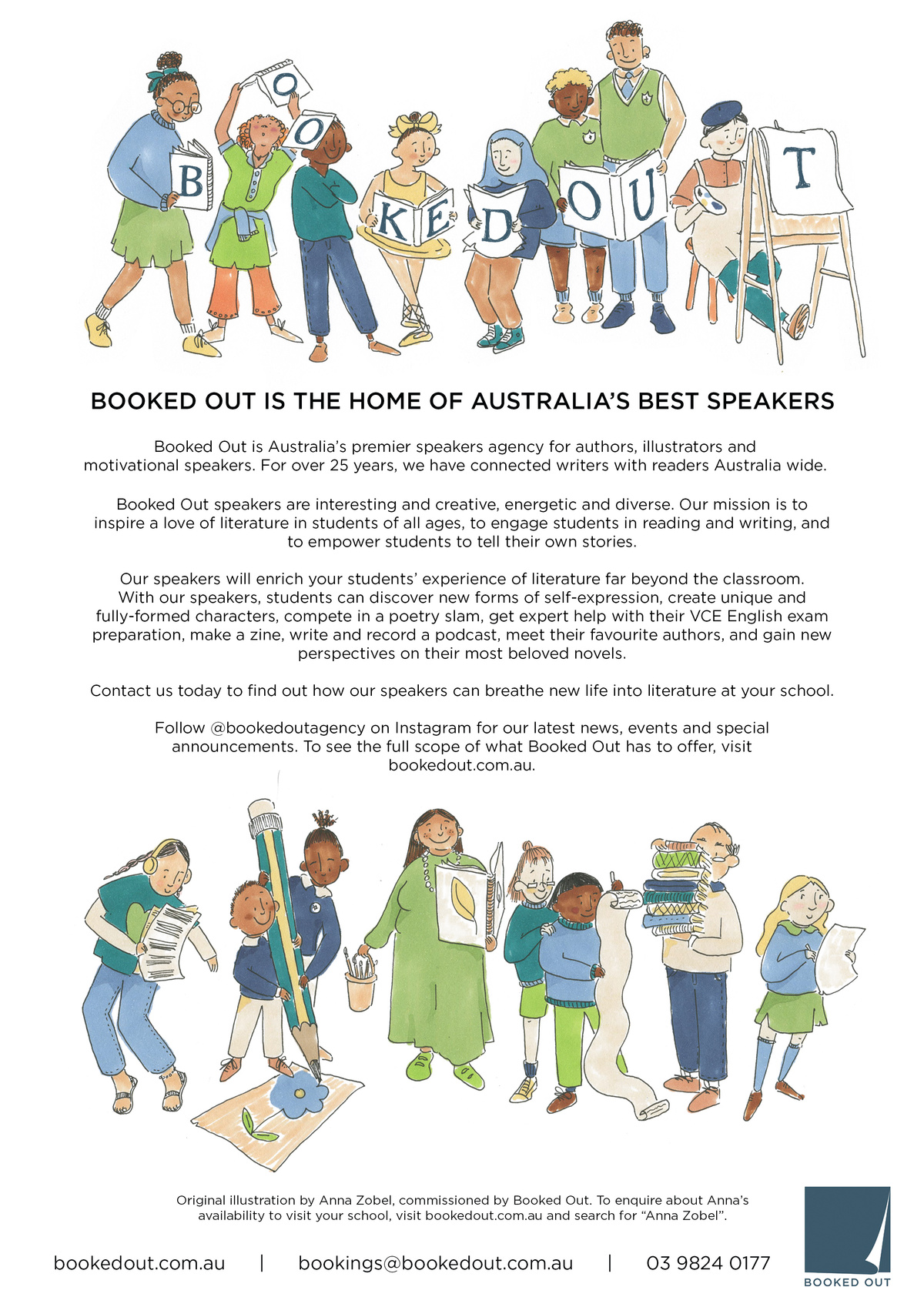 Booked Out Flyers — Anna Zobel