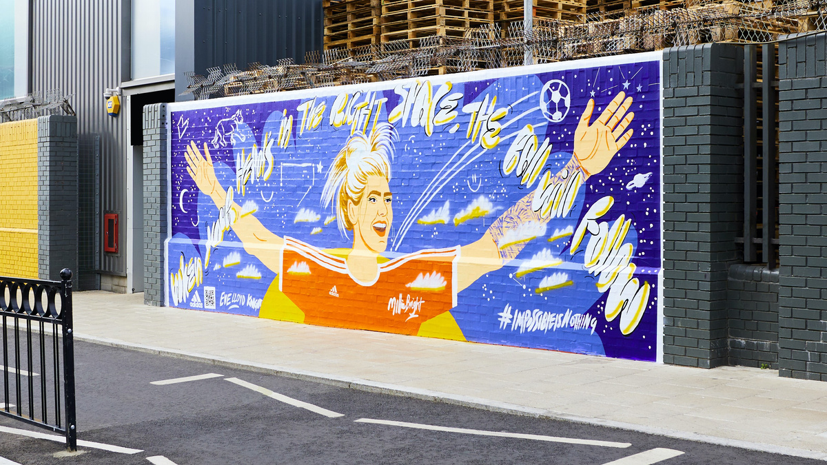 Mural, Adidas — Eve Lloyd Knight