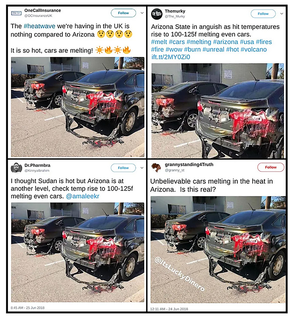 The Case of the Melting Cars — Fauxtography