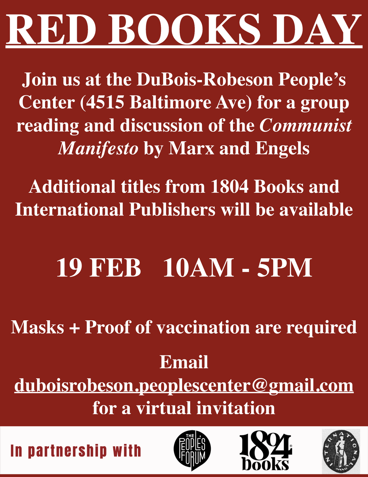 Red Books Day 2022 — Red Books Day