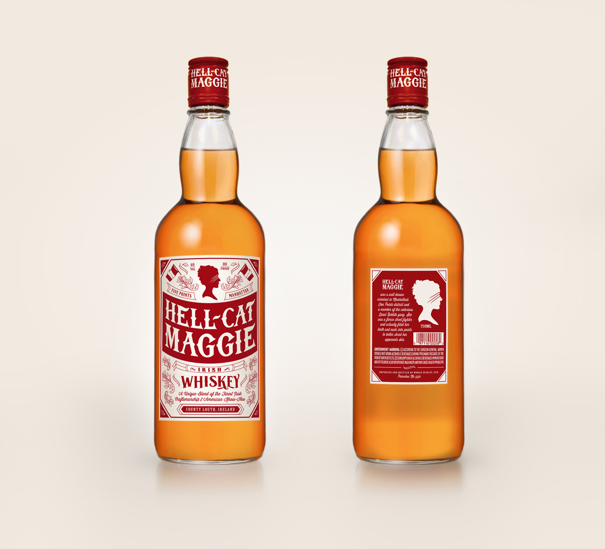 HELL-CAT MAGGIE label design — dana-k
